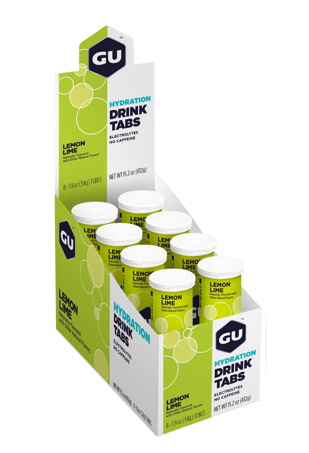 GU Hydration Drink Tablets (Box of 8 Tubes)-Lemon Lime | iRIDE Store ...